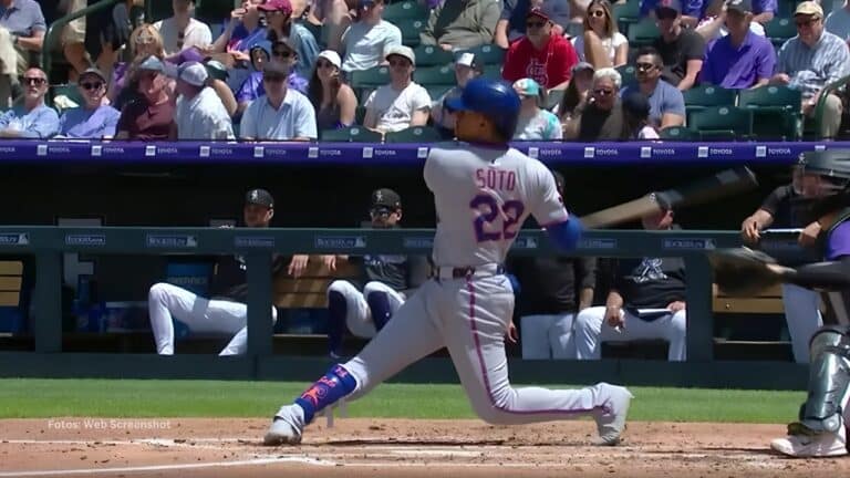 Juan Soto triplica en juego perfecto y empata récord en Mets