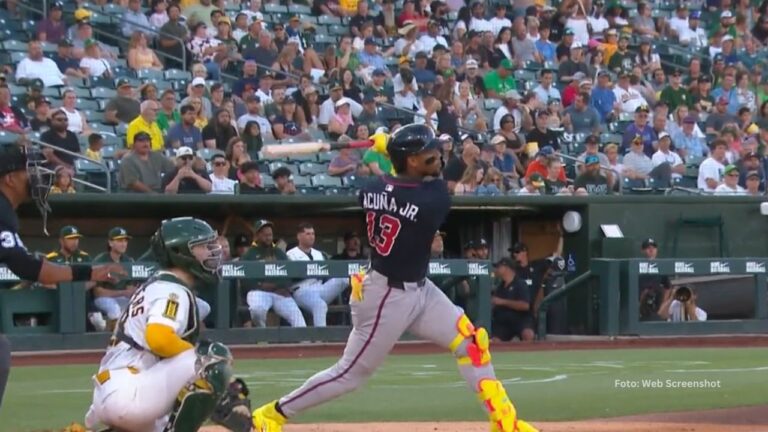 2do jonrón de Ronald Acuña Jr empata marca de Jose Altuve