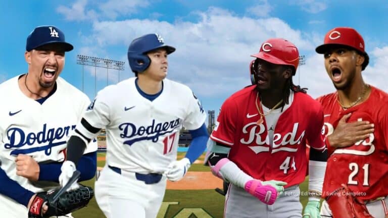 Dodgers y Cincinnati anuncian lineup para juego 1